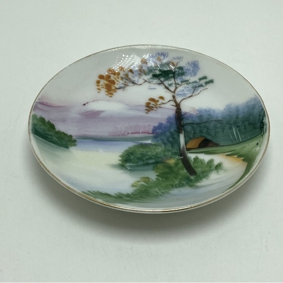 Kitchen | Vintage Japanese Hand Painted Small Tea Plate | Poshmark
